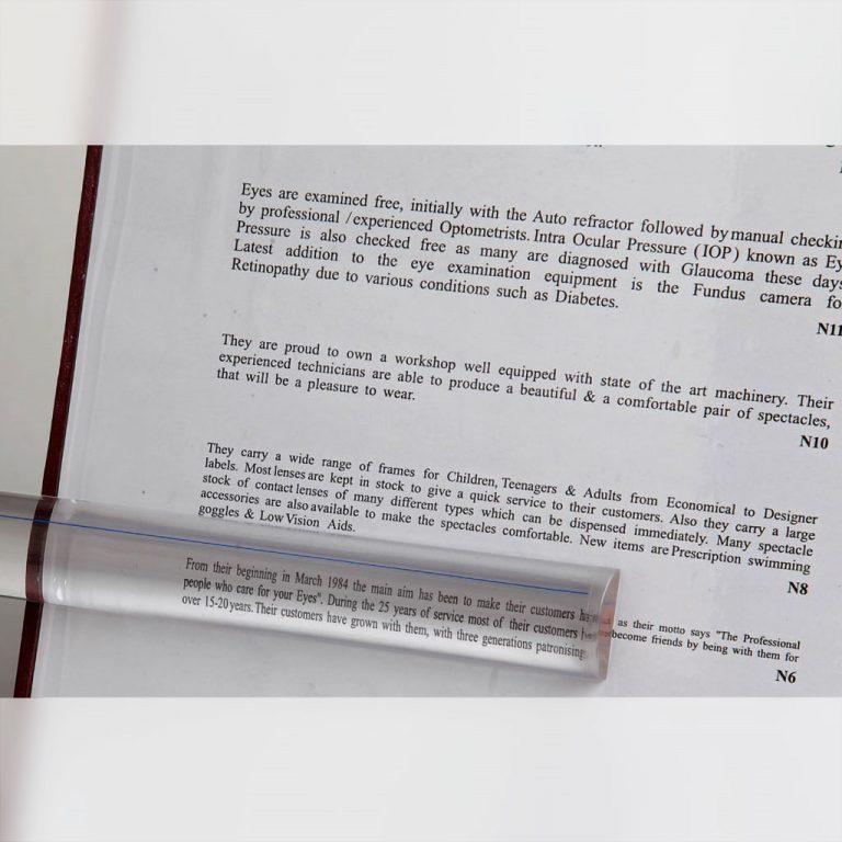 Bar Magnifier 2.5X - Assistive Technology