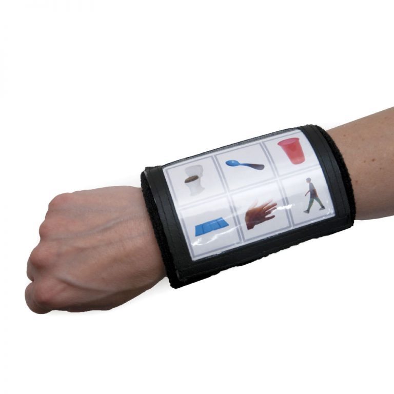 Flip and Communicate Wrist Wrap - Assistive Technology