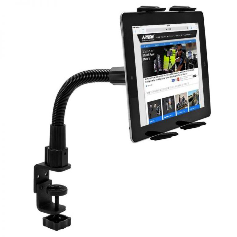 Arkon Heavy-Duty Table, Desk, or Wheelchair Tablet Clamp Mount with 12 ...