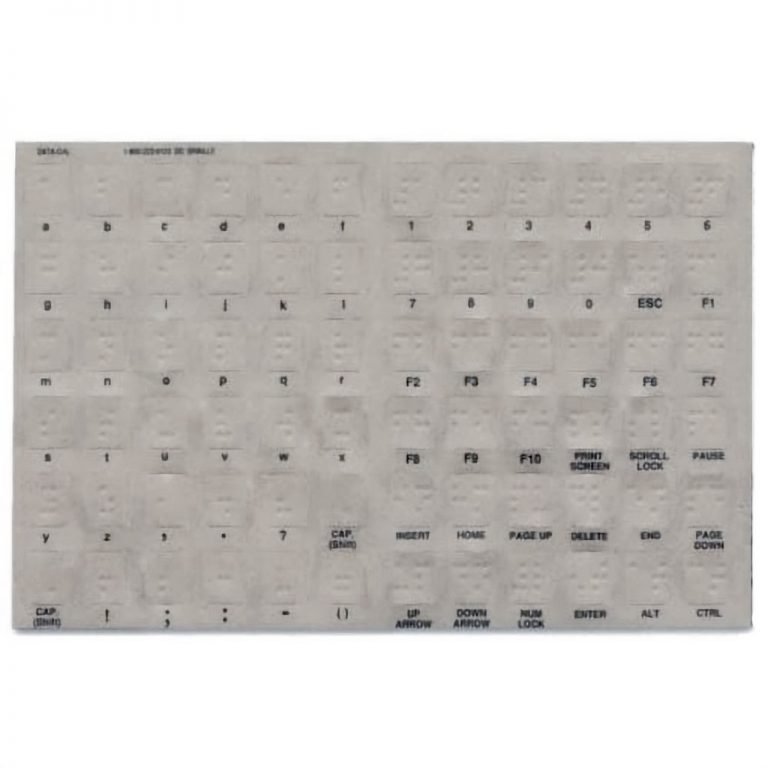 Braille Keyboard Stickers - Assistive Technology