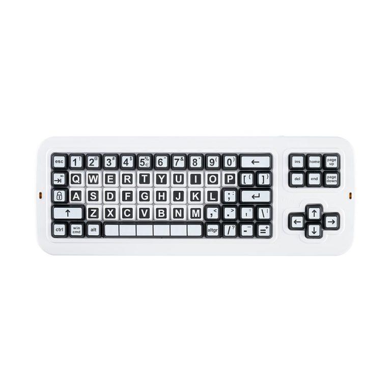 Clevy Contrast Keyboard 3 (Bluetooth + USB) - Assistive Technology