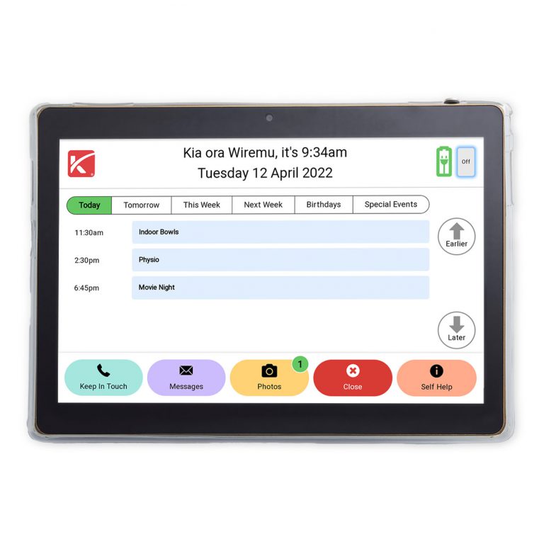 Kitcal - Tablet for Seniors - Assistive Technology