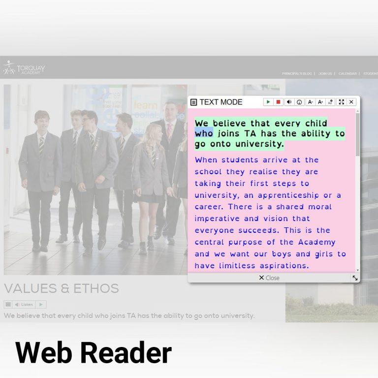 ReadSpeaker TextAid - Assistive Technology
