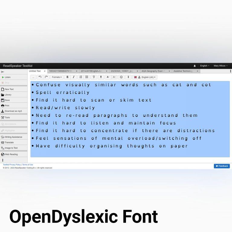 ReadSpeaker TextAid - Assistive Technology