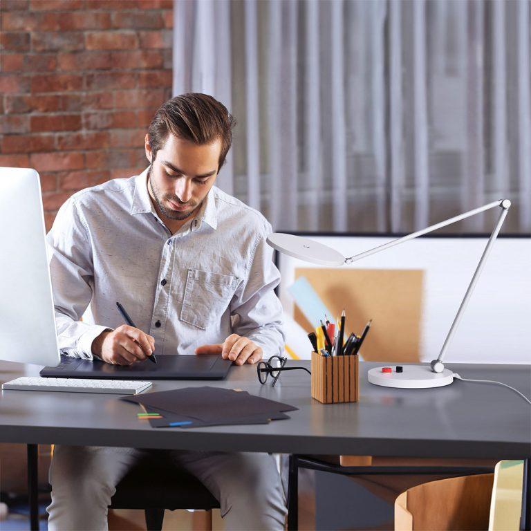 Daylight Tricolor LED Table Lamp - Assistive Technology